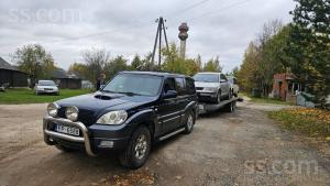 Hyundai Terracan 2005 in Madona on AUTOMOTO.COM.LV Blue Hyundai Terracan 2005 in Madona, with an engine capacity of 2.90 L and mileage of 0 thousand km for 1500 €, photo 1 on AUTOMOTO.COM.LV