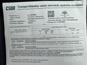 Zaļš Hyundai Terracan 2006 Talsi, ar dzinēja tilpumu 2.90 L un nobraukumu 366 tūkst. km par 2000 €, foto 13 vietnē AUTOMOTO.COM.LV