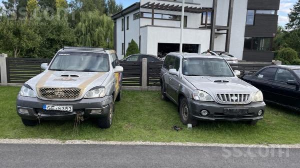 Pelēks Hyundai Terracan 2006 Jelgava, ar dzinēja tilpumu 2.90 L un nobraukumu 370 tūkst. km par 800 €, foto 1 vietnē AUTOMOTO.COM.LV