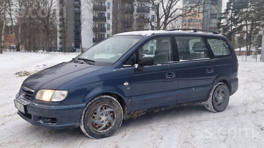 Blue Hyundai Trajet 2006 in Riga, with an engine capacity of 2.00 L and mileage of 0 thousand km for 530 €, photo 1 on AUTOMOTO.COM.LV