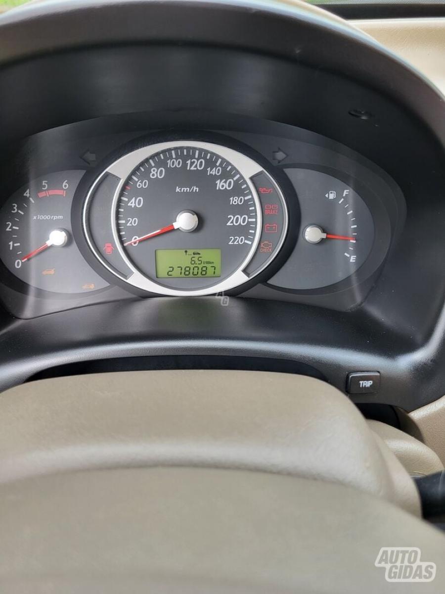 Melns Hyundai Tucson 2009 Zarasai, ar dzinēja tilpumu 2.00 L un nobraukumu 278 tūkst. km par 3700 €, foto 5 vietnē AUTOMOTO.COM.LV