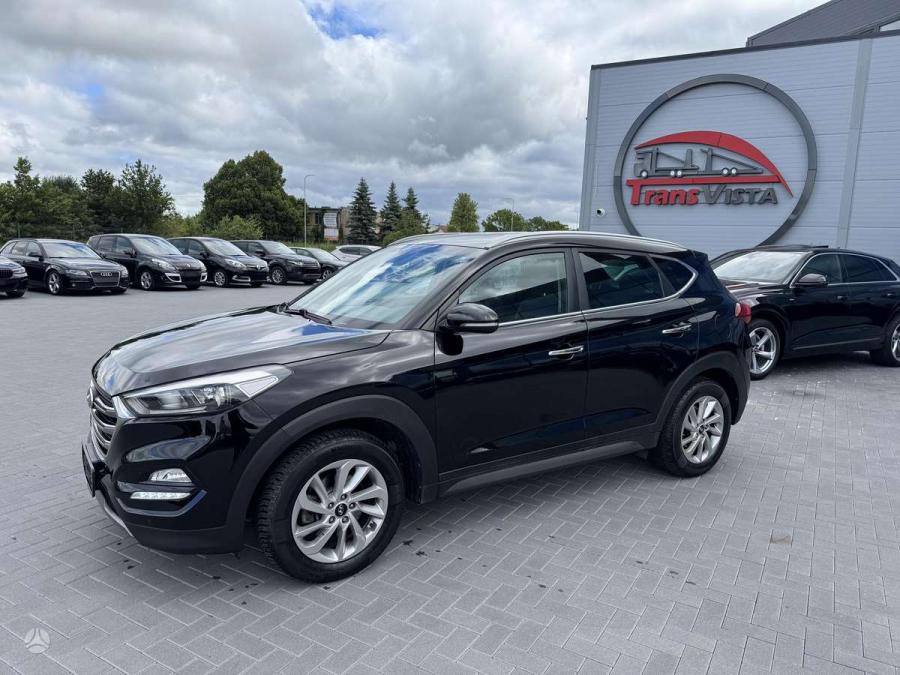 Melns Hyundai Tucson 2016 Telšiai, ar dzinēja tilpumu 1.69 L un nobraukumu 203 tūkst. km par 9800 €, foto 3 vietnē AUTOMOTO.COM.LV