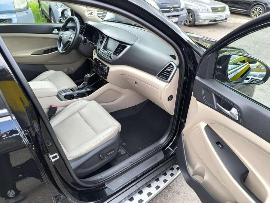 Melns Hyundai Tucson 2016 Šauļi, ar dzinēja tilpumu 2.00 L un nobraukumu 238 tūkst. km par 10350 €, foto 11 vietnē AUTOMOTO.COM.LV
