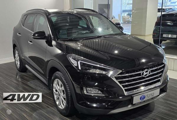 Melns Hyundai Tucson 2019 Šauļi, ar dzinēja tilpumu 1.59 L un nobraukumu 101 tūkst. km par 16900 €, foto  vietnē AUTOMOTO.COM.LV