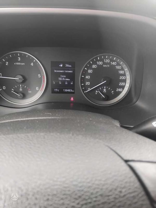 Melns Hyundai Tucson 2019 Tauragė, ar dzinēja tilpumu 1.60 L un nobraukumu 138 tūkst. km par 11650 €, foto 8 vietnē AUTOMOTO.COM.LV