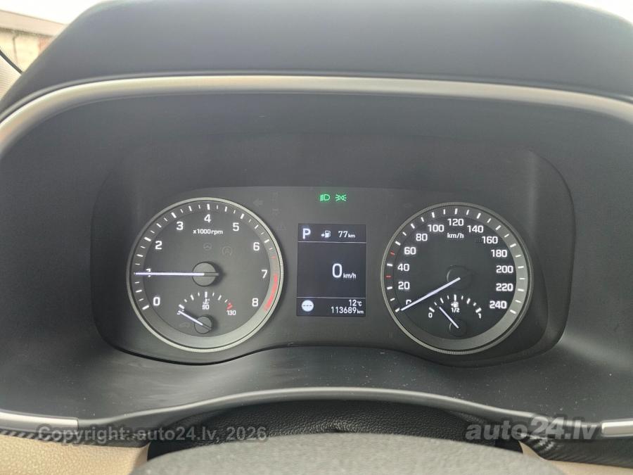Black Hyundai Tucson 2019 in Paide, with an engine capacity of 1.60 L and mileage of 114 thousand km for 13990 €, photo 12 on AUTOMOTO.COM.LV