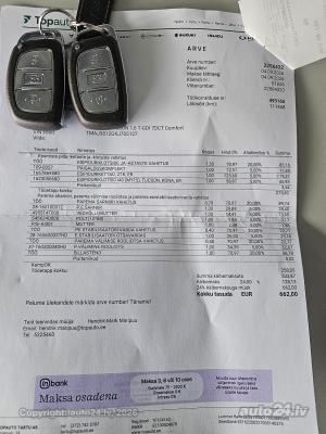 Black Hyundai Tucson 2019 in Paide, with an engine capacity of 1.60 L and mileage of 114 thousand km for 13990 €, photo 26 on AUTOMOTO.COM.LV