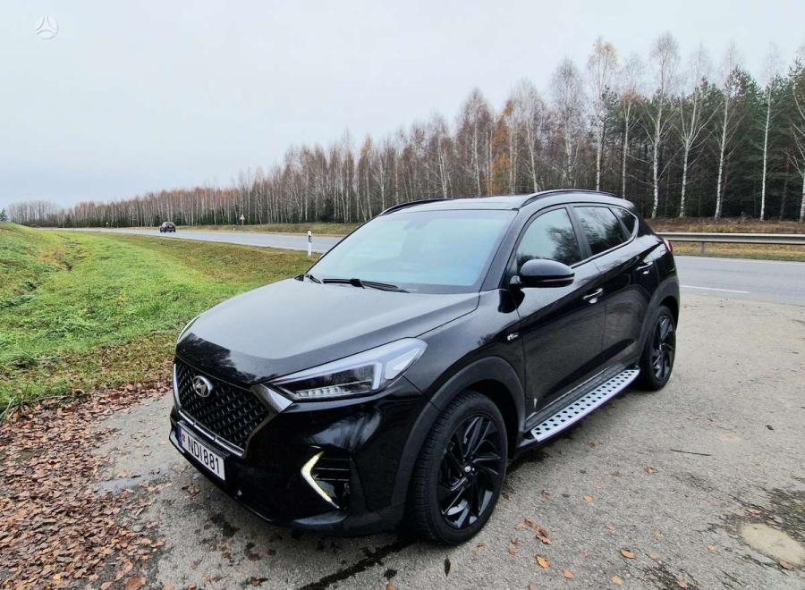 Melns Hyundai Tucson 2020 Kauņa, ar dzinēja tilpumu 1.59 L un nobraukumu 170 tūkst. km par 10500 €, foto 1 vietnē AUTOMOTO.COM.LV