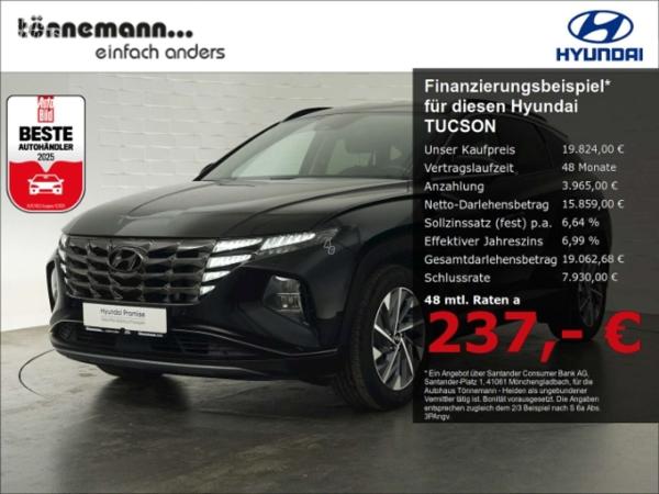 Melns Hyundai Tucson 2021 Kauņa, ar dzinēja tilpumu 1.60 L un nobraukumu 77 tūkst. km par 22219 €, foto 1 vietnē AUTOMOTO.COM.LV