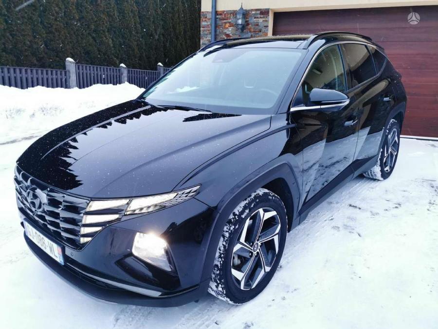 Melns Hyundai Tucson 2022 Kauņa, ar dzinēja tilpumu 1.60 L un nobraukumu 151 tūkst. km par 23900 €, foto 1 vietnē AUTOMOTO.COM.LV