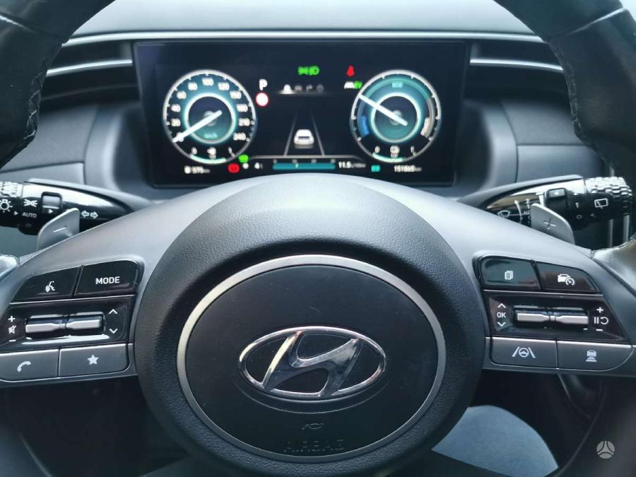 Melns Hyundai Tucson 2022 Kauņa, ar dzinēja tilpumu 1.60 L un nobraukumu 151 tūkst. km par 23900 €, foto 14 vietnē AUTOMOTO.COM.LV