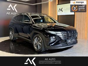 Black Hyundai Tucson 2022 in Kaunas, with an engine capacity of 1.60 L and mileage of 58 thousand km for 23990 €, photo  on AUTOMOTO.COM.LV