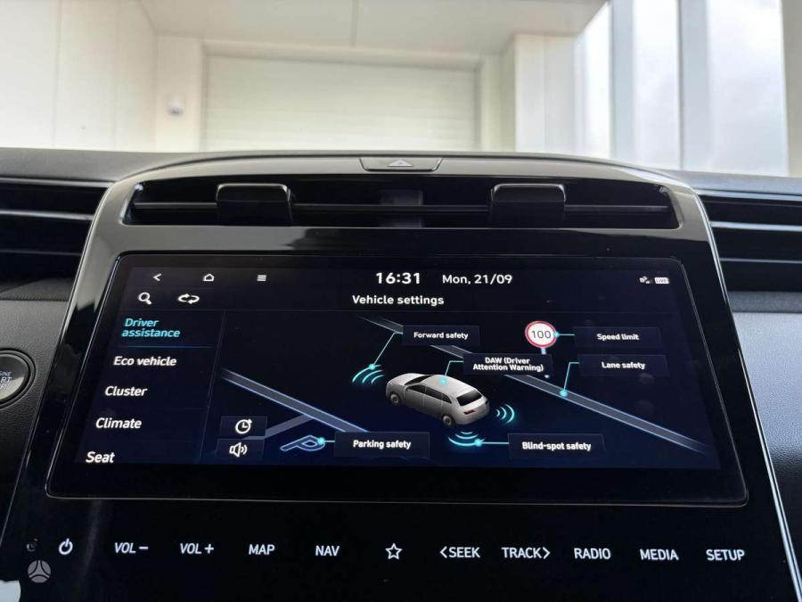 Melns Hyundai Tucson 2022 Viļņa, ar dzinēja tilpumu 1.60 L un nobraukumu 117 tūkst. km par 27000 €, foto 14 vietnē AUTOMOTO.COM.LV