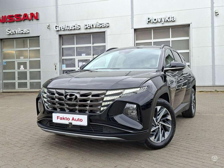 Melns Hyundai Tucson 2023 Viļņa, ar dzinēja tilpumu 1.60 L un nobraukumu 134 tūkst. km par 23500 €, foto 1 vietnē AUTOMOTO.COM.LV