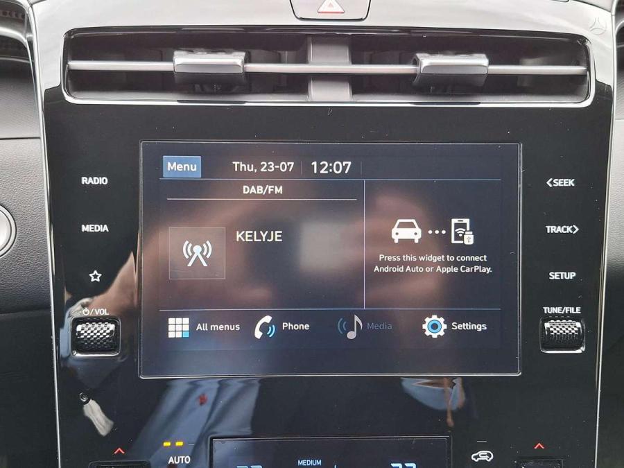 Melns Hyundai Tucson 2023 Viļņa, ar dzinēja tilpumu 1.60 L un nobraukumu 134 tūkst. km par 23500 €, foto 11 vietnē AUTOMOTO.COM.LV