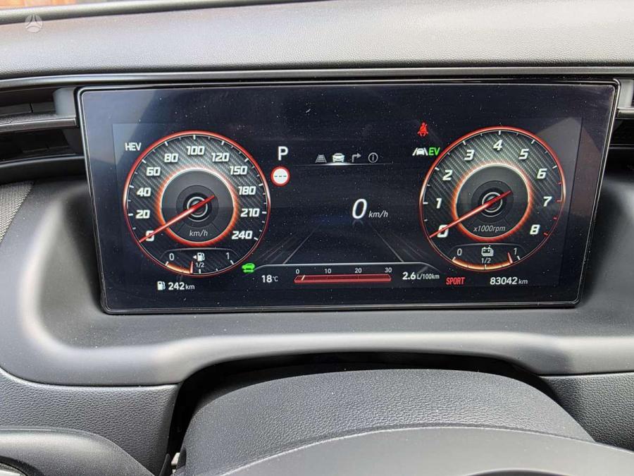 Black Hyundai Tucson 2024 in Siauliai, with an engine capacity of 1.60 L and mileage of 83 thousand km for 25700 €, photo 17 on AUTOMOTO.COM.LV