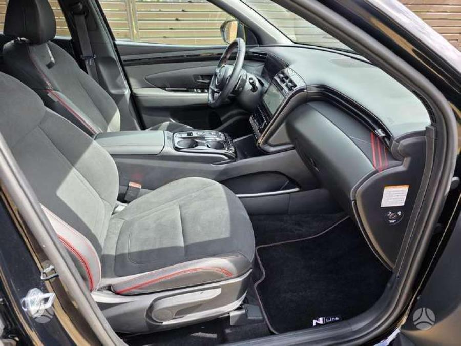 Black Hyundai Tucson 2024 in Siauliai, with an engine capacity of 1.60 L and mileage of 83 thousand km for 25700 €, photo 19 on AUTOMOTO.COM.LV