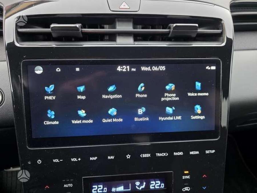 Black Hyundai Tucson 2024 in Siauliai, with an engine capacity of 1.60 L and mileage of 83 thousand km for 25700 €, photo 35 on AUTOMOTO.COM.LV