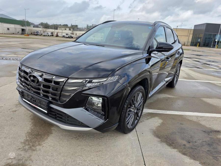 Black Hyundai Tucson 2024 in Siauliai, with an engine capacity of 1.60 L and mileage of 84 thousand km for 25750 €, photo 1 on AUTOMOTO.COM.LV