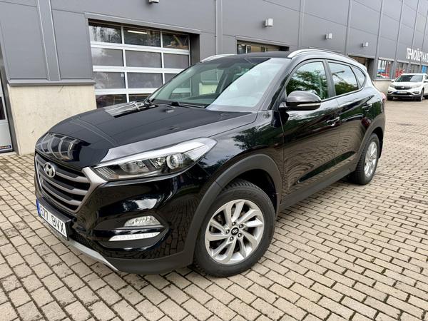 Black Hyundai Tucson 2018 in Tartu, with an engine capacity of 1.60 L and mileage of 71 thousand km for 13490 €, photo 2 on AUTOMOTO.COM.LV