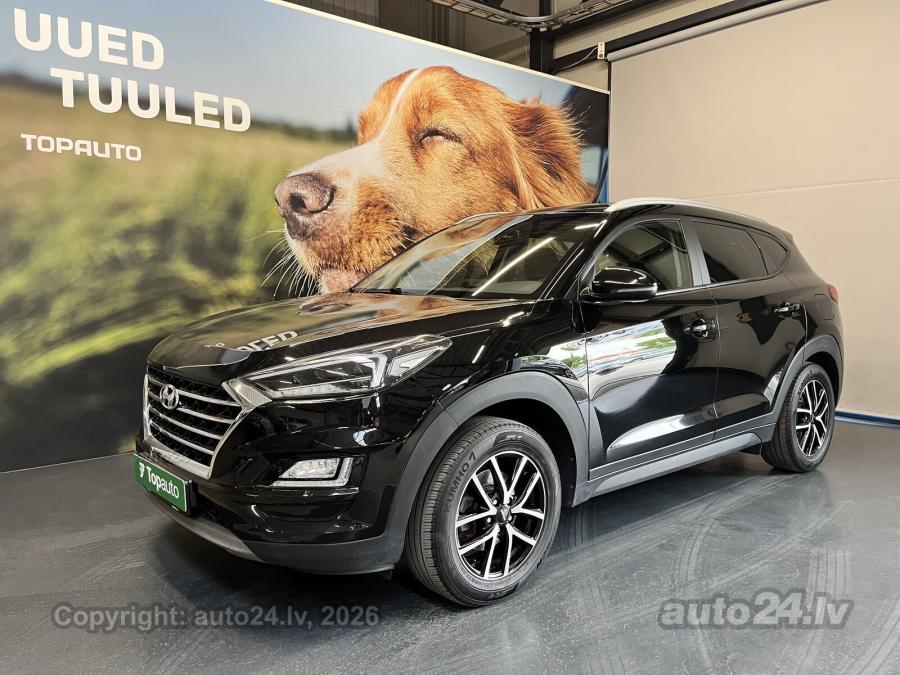 Melns Hyundai Tucson 2021 Tallina, ar dzinēja tilpumu 1.60 L un nobraukumu 108 tūkst. km par 15800 €, foto 1 vietnē AUTOMOTO.COM.LV