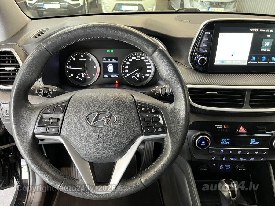 Melns Hyundai Tucson 2021 Tallina, ar dzinēja tilpumu 1.60 L un nobraukumu 108 tūkst. km par 15800 €, foto 12 vietnē AUTOMOTO.COM.LV