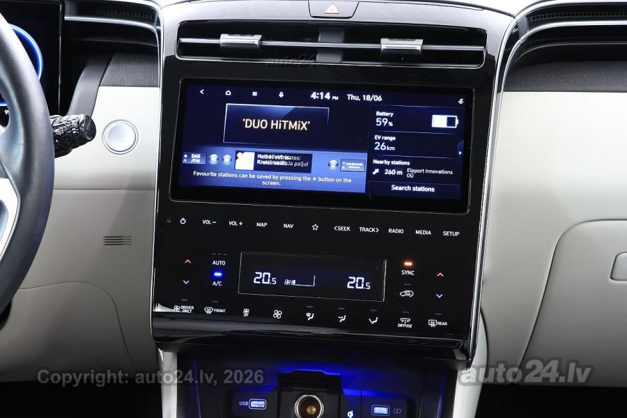 Melns Hyundai Tucson 2022 Tallina, ar dzinēja tilpumu 1.60 L un nobraukumu 96 tūkst. km par 29995 €, foto 12 vietnē AUTOMOTO.COM.LV