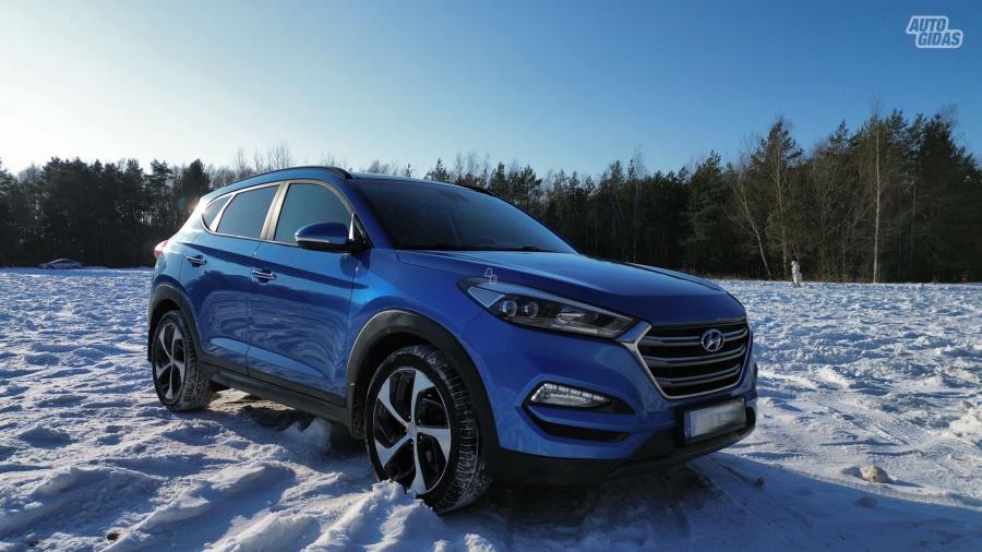 Zils Hyundai Tucson 2016 Klaipėda, ar dzinēja tilpumu 1.60 L un nobraukumu 153 tūkst. km par 13000 €, foto 1 vietnē AUTOMOTO.COM.LV