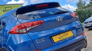 Blue Hyundai Tucson 2016 in Riga, with an engine capacity of 1.70 L and mileage of 205 thousand km for 10990 €, photo 25 on AUTOMOTO.COM.LV