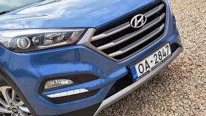 Blue Hyundai Tucson 2016 in Riga, with an engine capacity of 1.70 L and mileage of 205 thousand km for 10990 €, photo 49 on AUTOMOTO.COM.LV