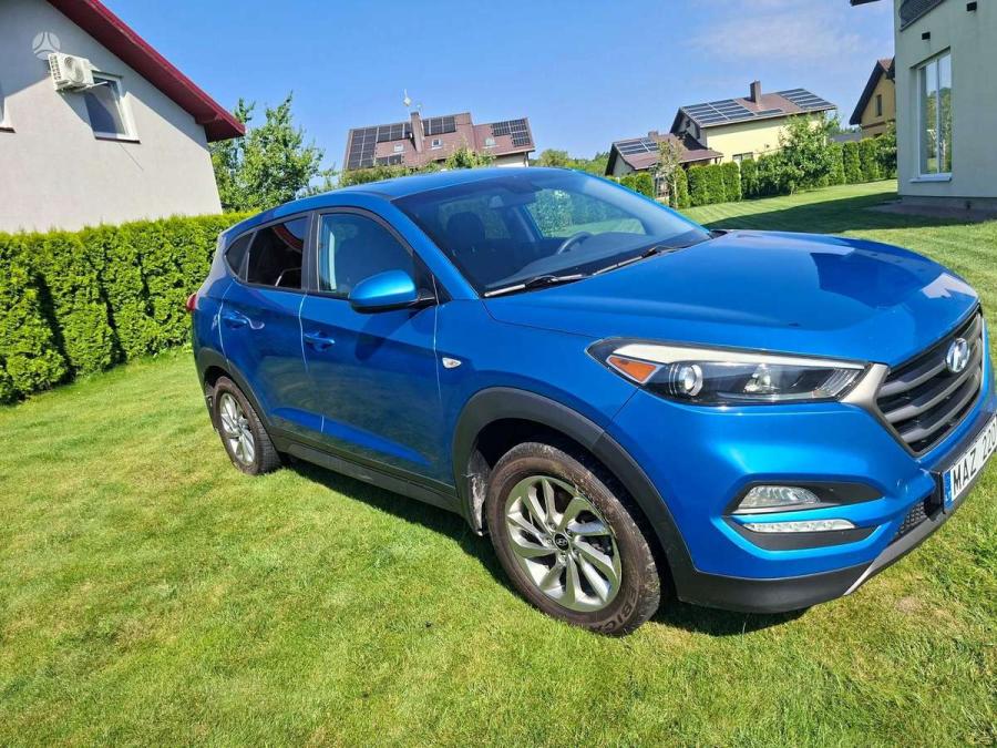 Zils Hyundai Tucson 2016 Kauņa, ar dzinēja tilpumu 2.00 L un nobraukumu 168 tūkst. km par 9400 €, foto 3 vietnē AUTOMOTO.COM.LV
