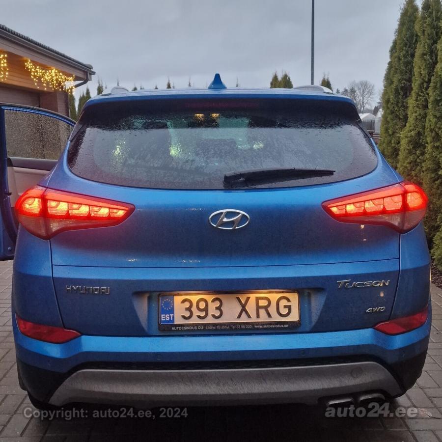 Zils Hyundai Tucson 2017 Tallina, ar dzinēja tilpumu 1.60 L un nobraukumu 80 tūkst. km par 16000 €, foto 8 vietnē AUTOMOTO.COM.LV