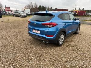 Blue Hyundai Tucson 2017 in Riga, with an engine capacity of 1.60 L and mileage of 0 thousand km for 12999 €, photo 5 on AUTOMOTO.COM.LV
