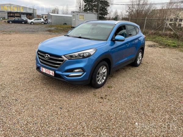 Blue Hyundai Tucson 2017 in Riga, with an engine capacity of 1.60 L and mileage of 0 thousand km for 12999 €, photo 9 on AUTOMOTO.COM.LV