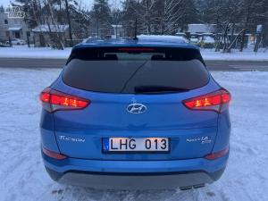 Blue Hyundai Tucson 2017 in Vilnius, with an engine capacity of 1.60 L and mileage of 88 thousand km for 13499 €, photo 7 on AUTOMOTO.COM.LV