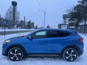 Blue Hyundai Tucson 2017 in Vilnius, with an engine capacity of 1.60 L and mileage of 88 thousand km for 13499 €, photo 9 on AUTOMOTO.COM.LV