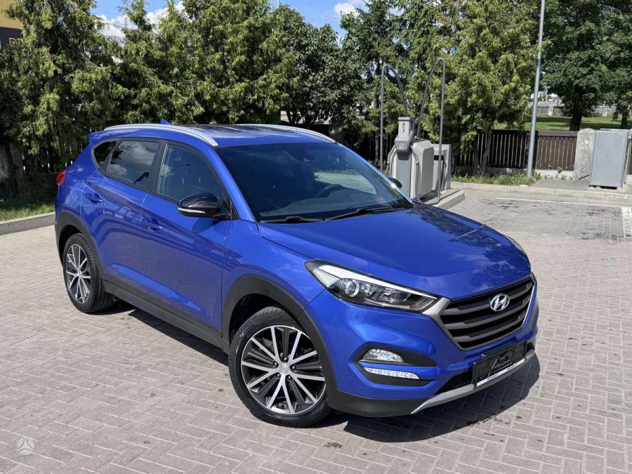 Zils Hyundai Tucson 2018 Tauragė, ar dzinēja tilpumu 1.69 L un nobraukumu 145 tūkst. km par 10750 €, foto 1 vietnē AUTOMOTO.COM.LV