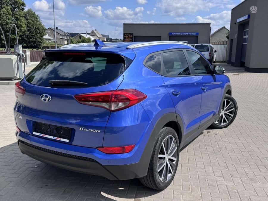 Zils Hyundai Tucson 2018 Tauragė, ar dzinēja tilpumu 1.69 L un nobraukumu 145 tūkst. km par 10750 €, foto 4 vietnē AUTOMOTO.COM.LV