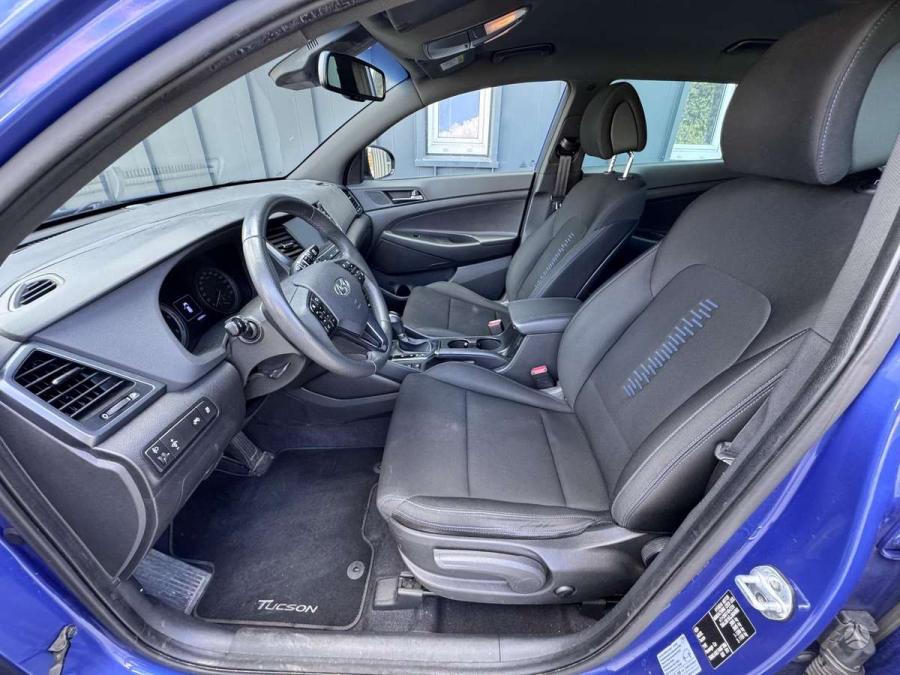 Zils Hyundai Tucson 2018 Tauragė, ar dzinēja tilpumu 1.69 L un nobraukumu 145 tūkst. km par 10750 €, foto 7 vietnē AUTOMOTO.COM.LV