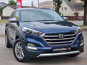 Blue Hyundai Tucson 2018 in Siauliai, with an engine capacity of 1.60 L and mileage of 206 thousand km for 11950 €, photo 5 on AUTOMOTO.COM.LV