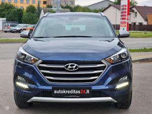 Blue Hyundai Tucson 2018 in Siauliai, with an engine capacity of 1.60 L and mileage of 206 thousand km for 11950 €, photo 7 on AUTOMOTO.COM.LV