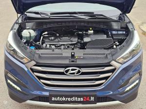 Blue Hyundai Tucson 2018 in Siauliai, with an engine capacity of 1.60 L and mileage of 206 thousand km for 11950 €, photo 37 on AUTOMOTO.COM.LV