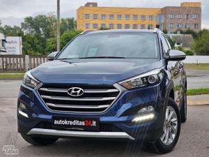 Blue Hyundai Tucson 2018 in Siauliai, with an engine capacity of 1.60 L and mileage of 206 thousand km for 11950 €, photo  on AUTOMOTO.COM.LV