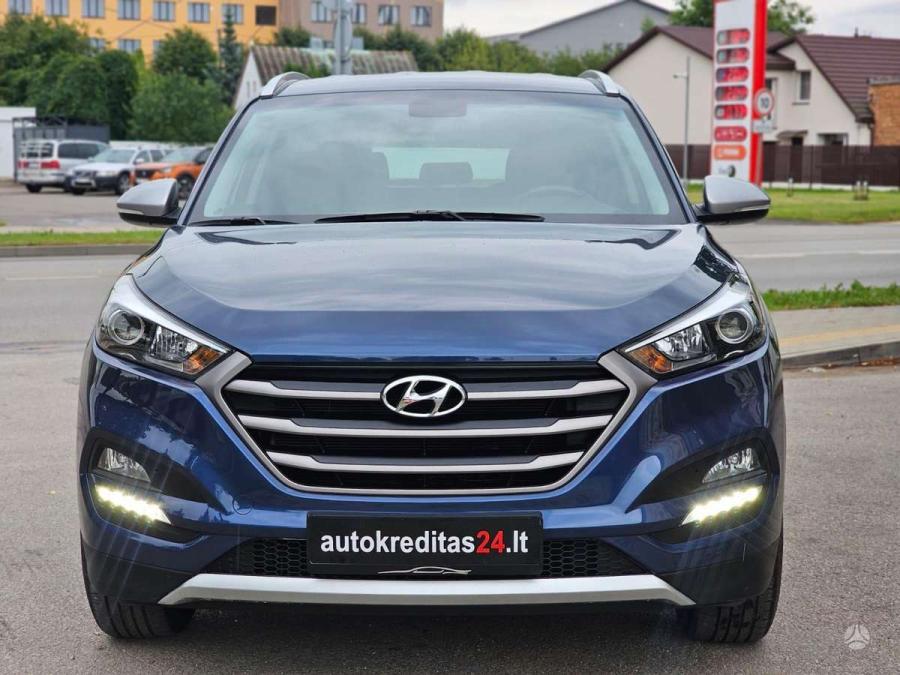 Zils Hyundai Tucson 2018 Šauļi, ar dzinēja tilpumu 1.60 L un nobraukumu 206 tūkst. km par 11950 €, foto 7 vietnē AUTOMOTO.COM.LV