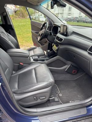 Blue Hyundai Tucson 2019 in Vilnius, with an engine capacity of 1.60 L and mileage of 169 thousand km for 13500 €, photo 11 on AUTOMOTO.COM.LV