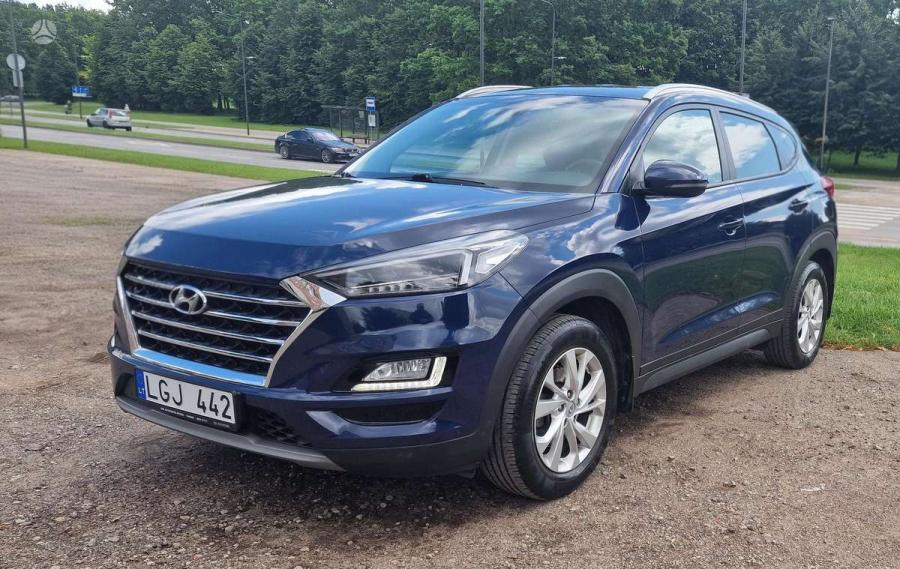 Zils Hyundai Tucson 2019 Kauņa, ar dzinēja tilpumu 1.59 L un nobraukumu 49 tūkst. km par 18500 €, foto 1 vietnē AUTOMOTO.COM.LV