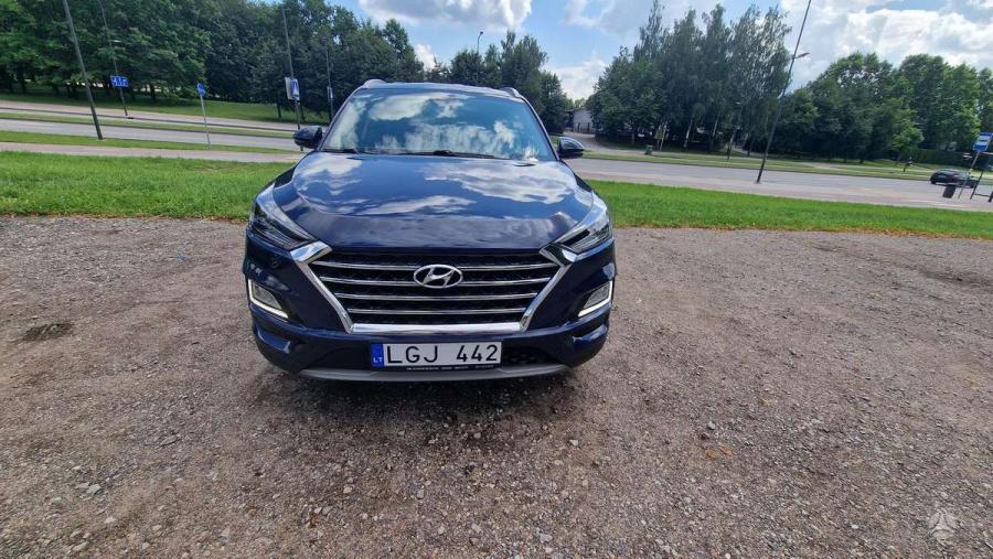 Zils Hyundai Tucson 2019 Kauņa, ar dzinēja tilpumu 1.59 L un nobraukumu 49 tūkst. km par 18500 €, foto 3 vietnē AUTOMOTO.COM.LV