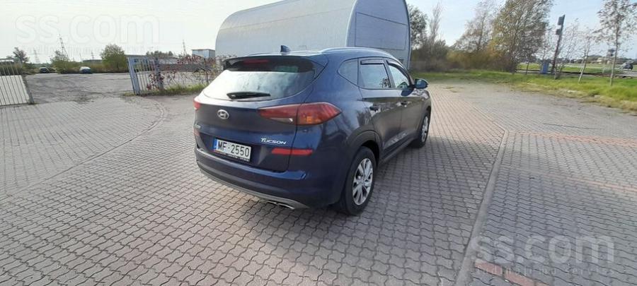 Синий Хендай Туксон 2019 в Талси, объемом двигателя 1.60 л и пробегом 117 тыс. км за 14490 €, фото 4 на AUTOMOTO.COM.LV