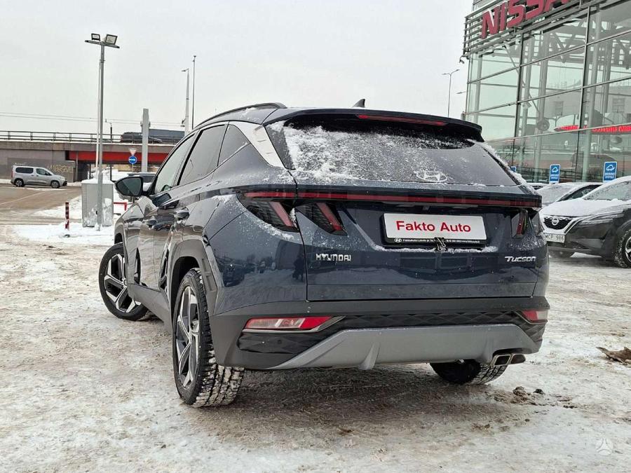 Blue Hyundai Tucson 2021 in Vilnius, with an engine capacity of 1.60 L and mileage of 83 thousand km for 22500 €, photo 3 on AUTOMOTO.COM.LV