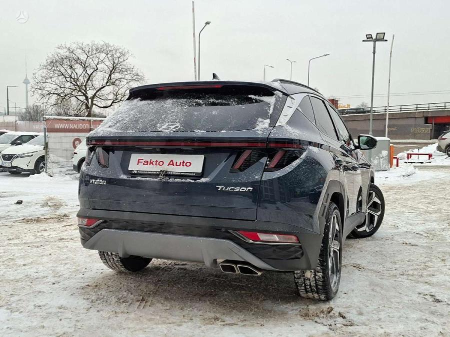 Blue Hyundai Tucson 2021 in Vilnius, with an engine capacity of 1.60 L and mileage of 83 thousand km for 22500 €, photo 4 on AUTOMOTO.COM.LV